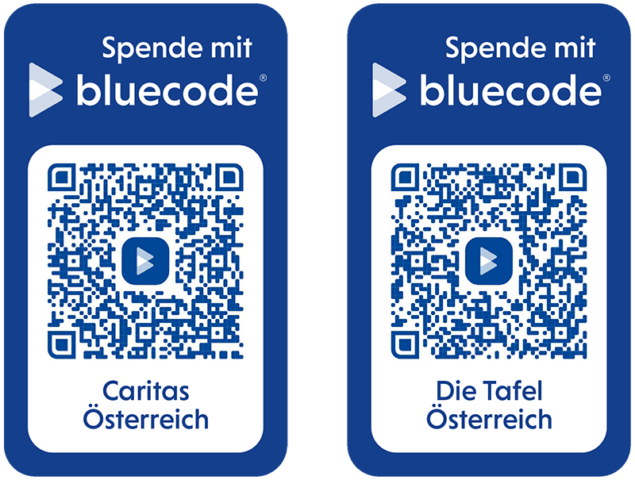 QR-Code-Sticker - Bluecode